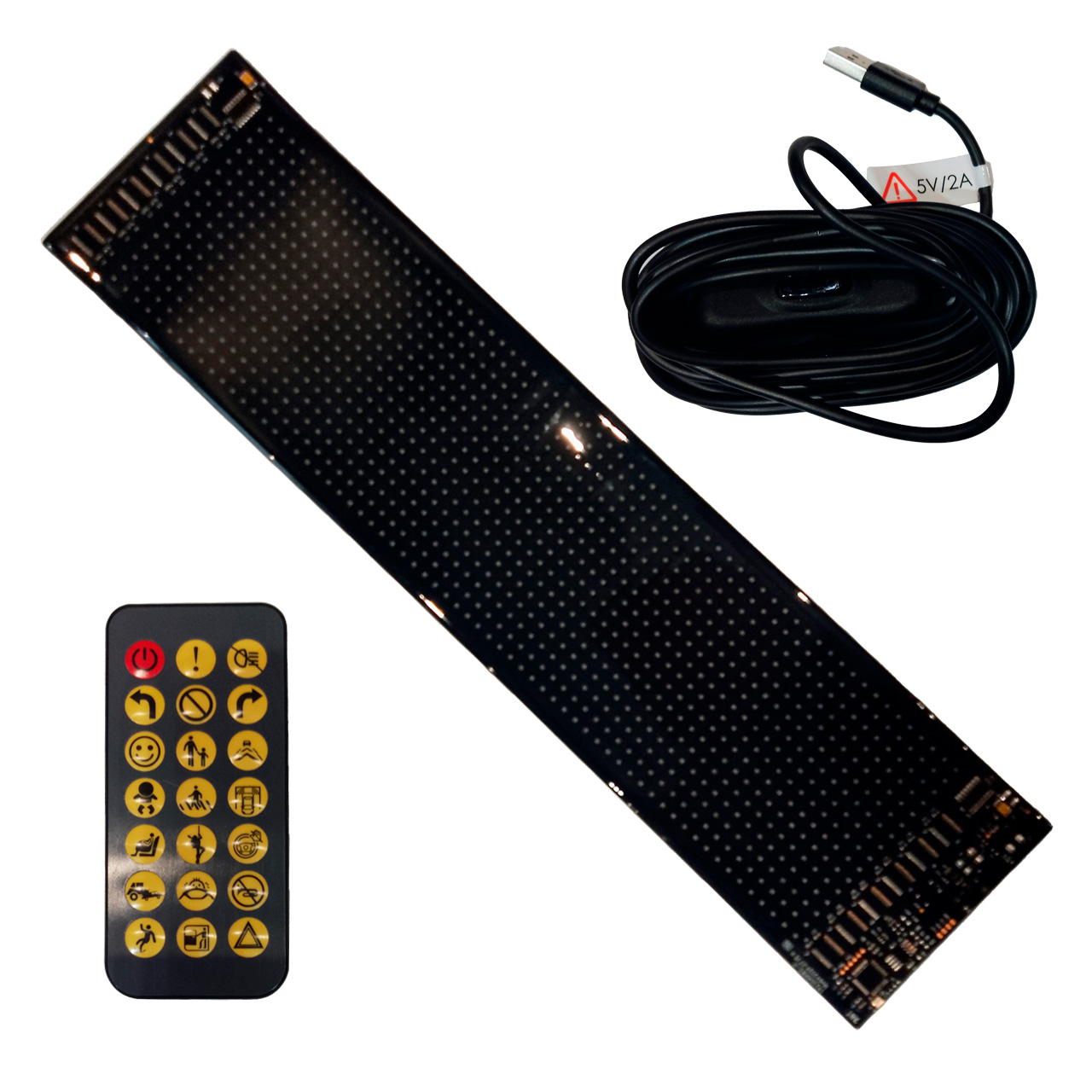 TABLERO LED FLEXIBLE PROGRAMABLE (102X348MM)